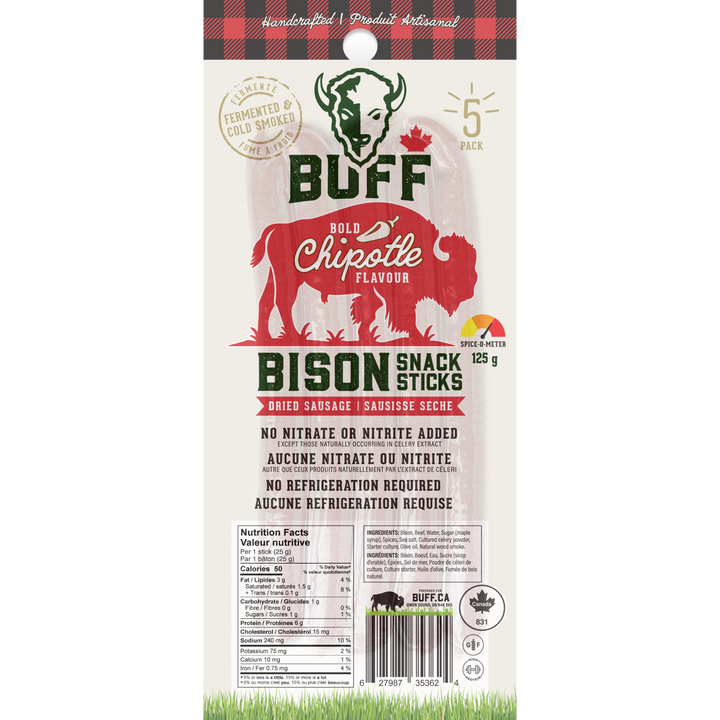 Products – Healthy Bison Meat Snack Sticks - BUFF