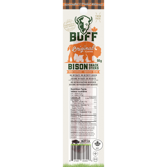Products – Healthy Bison Meat Snack Sticks - BUFF