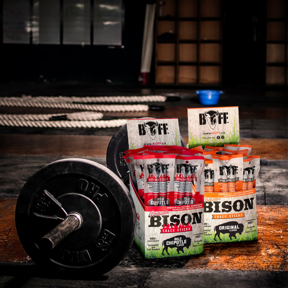 Bison Meat Snack Sticks for People on the Go - BUFF